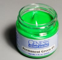 Genesis Heat-Set Paint - Permanent Green 05 - 1oz – Genesis Artist Supplies