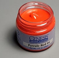 Genesis Heat-Set Paint - Pyrrole Red 04 - 1oz – Genesis Artist Supplies