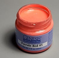 Genesis Heat-Set Paint - Pyrrole Red 05 - 1oz – Genesis Artist Supplies