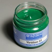 Genesis Heat-Set Paint - Viridian 03 - 1oz – Genesis Artist Supplies